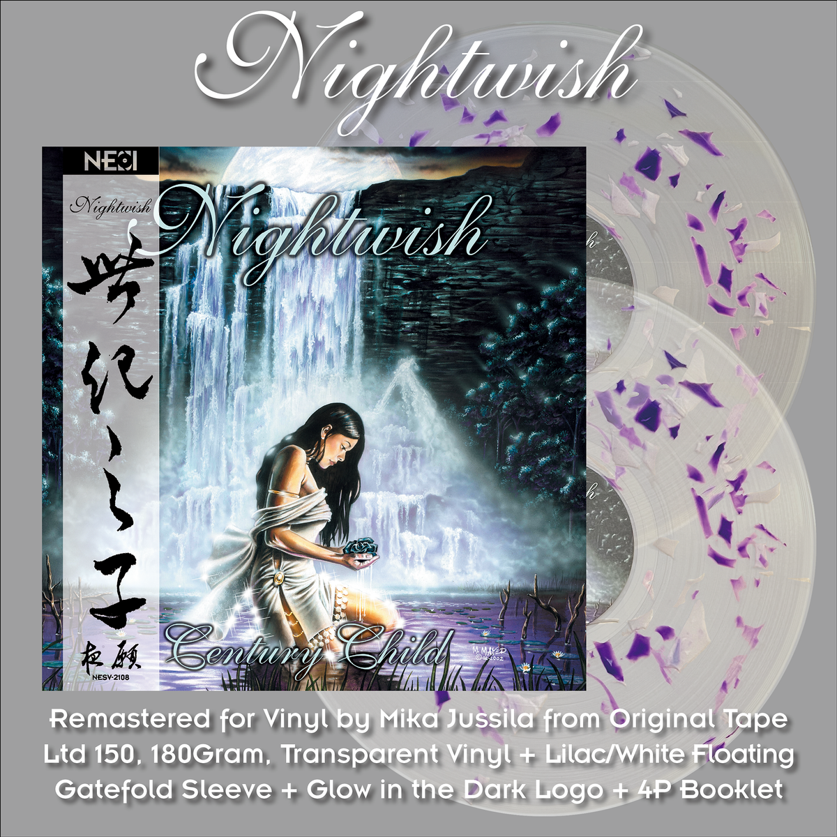 [NESI] Nightwish - Century Child - Ltd 150 2 LP Floating Vinyl LP – Blastbeats Vinyl