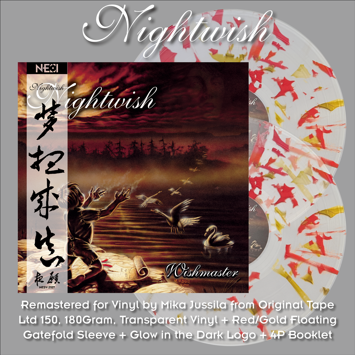 [NESI] Nightwish - Wishmaster - Ltd 150 2LP Floating Vinyl - Asian Mar – Blastbeats Vinyl