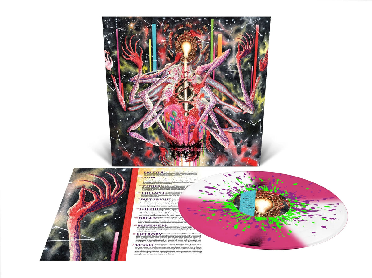 Teeth - The Curse of Entropy Vinyl - Custom Moon Phase with Splatter V ...