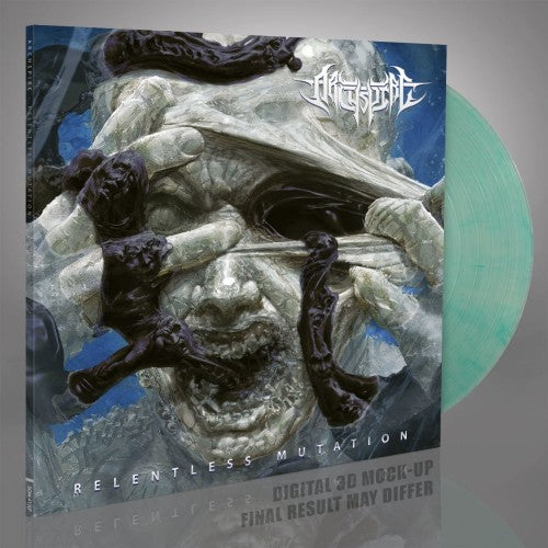 Archspire - Relentless Mutation - Crystal Clear / Green Marble Vinyl L ...