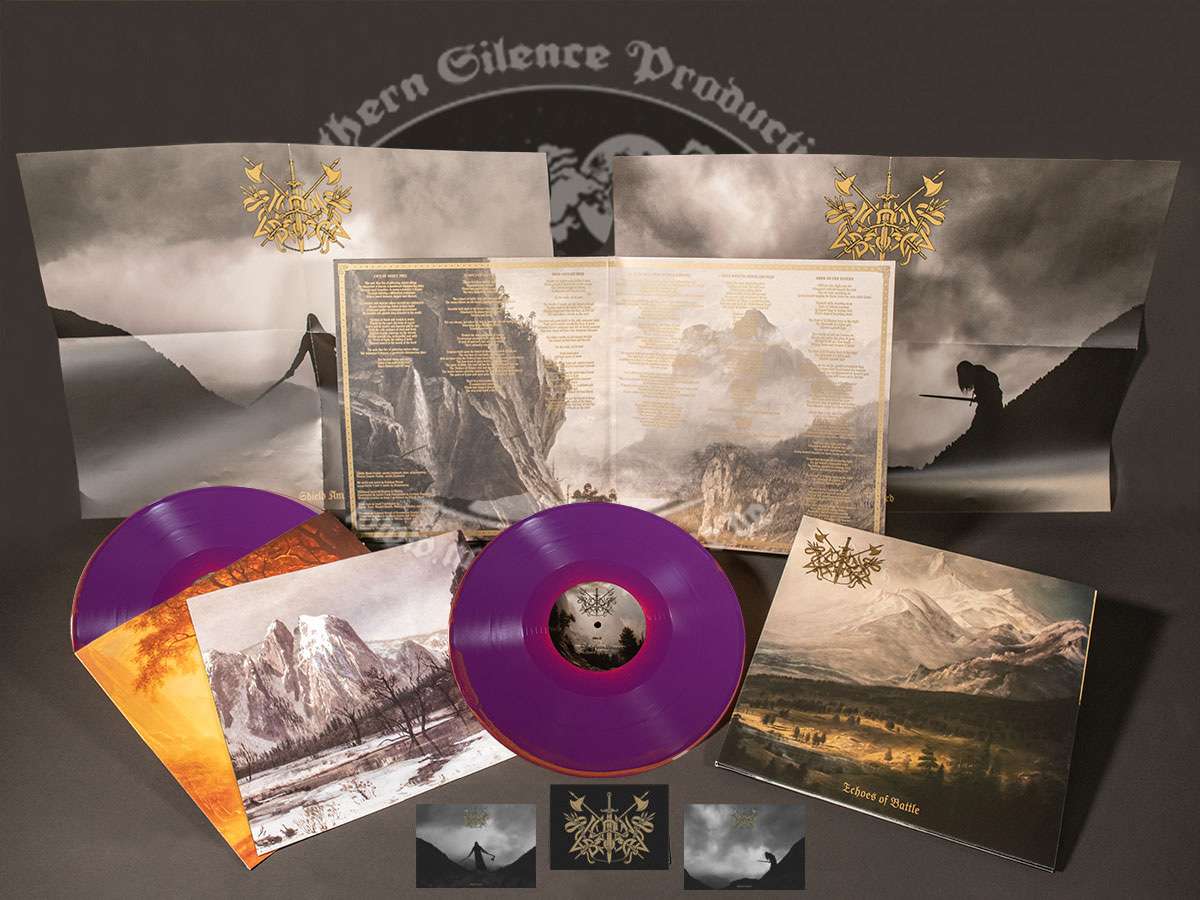 Caladan Brood - Echoes Of Battle - 2LP *LTD 300* Purple/Orange Vinyl D ...