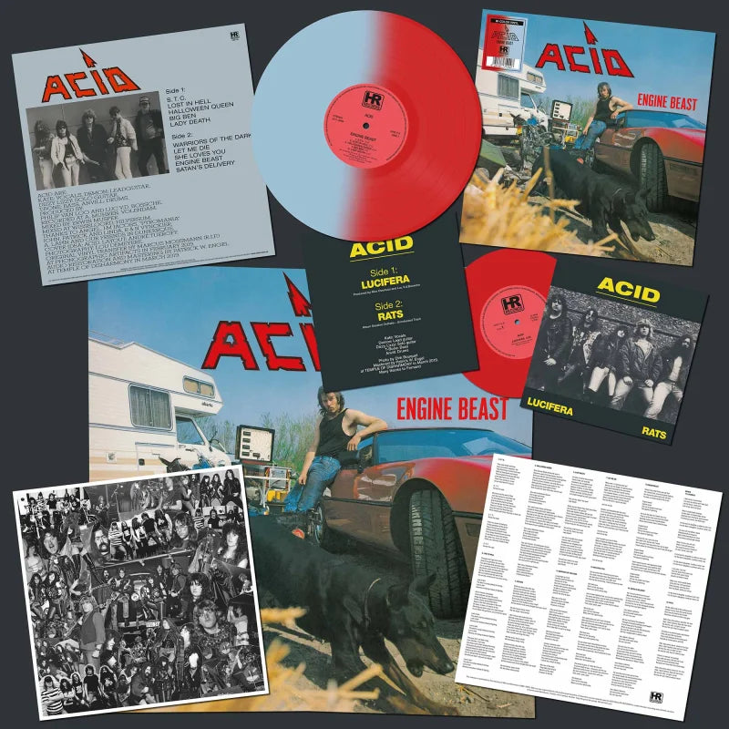 ACID - Engine Beast - Red/Blue Bi-Color Vinyl LP – Blastbeats Vinyl