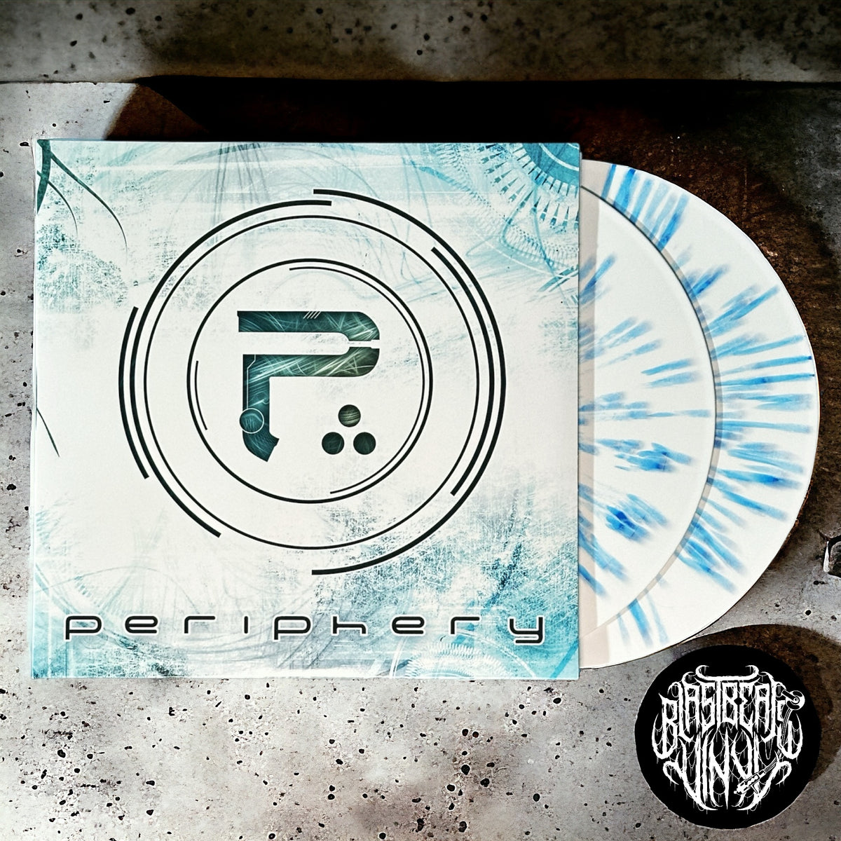 Periphery I (P1) - White w/ Blue Splatter 2LP Indie Exclusive Double V ...